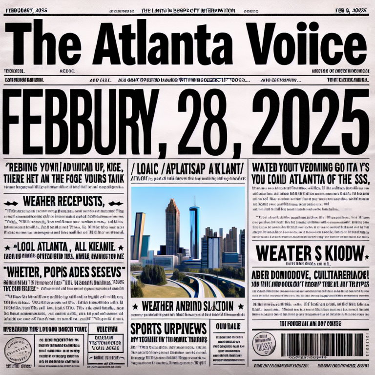 The Atlanta Voice: February 28, 2025 Edition – Atlanta News