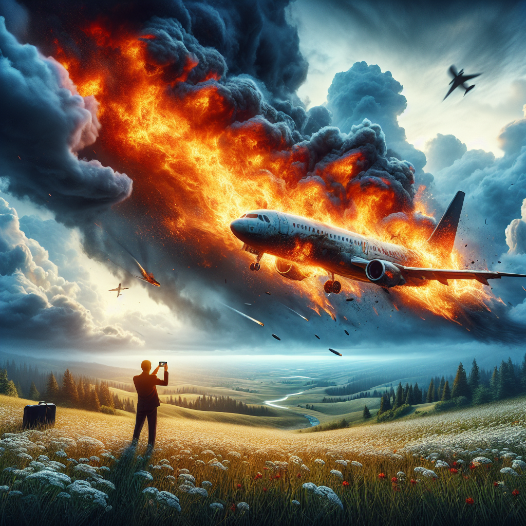 Fiery Plane Crash in the US Captured on Video – SnapLive News