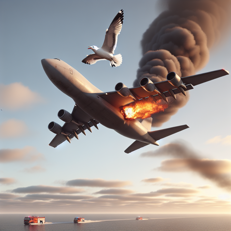 Video: Bird Strike Causes Cargo Plane to Catch Fire – SnapLive News