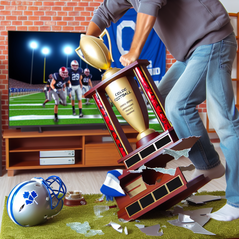 “JD Vance Accidentally Breaks College Football Trophy to Prevent Others ...
